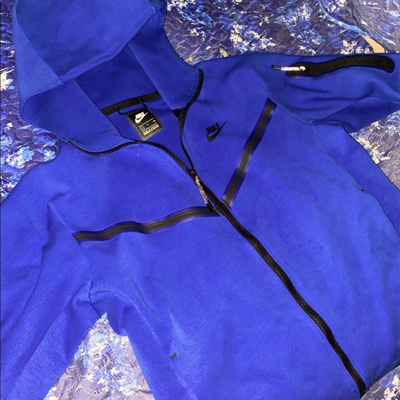 Nike | Sweaters | Mens Blue Nike Tech Fleece Sweater S | Poshmark